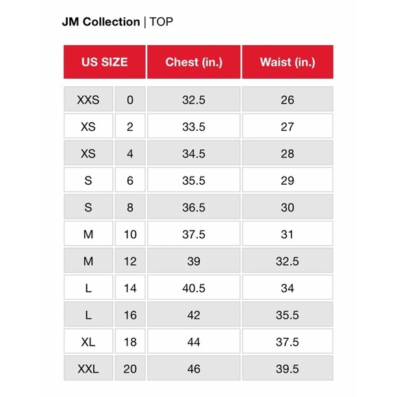 JM Collection | Tops | Nwt Jm Collection Keyhole Twisted Front Top ...